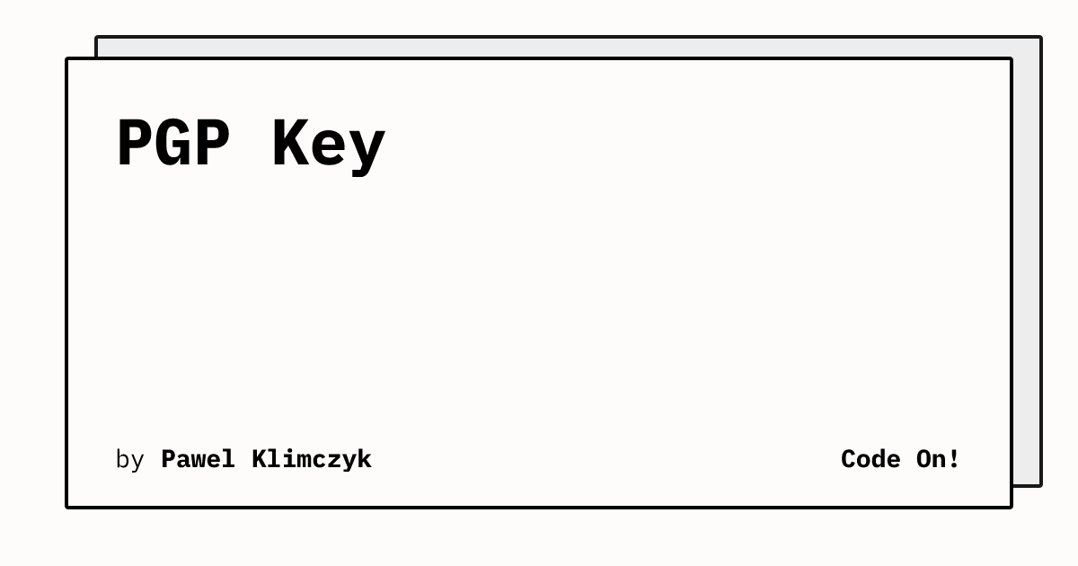 PGP Key